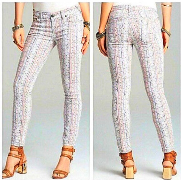 Free People | Pants & Jumpsuits | Free People Straight Leg Aztec Print ...